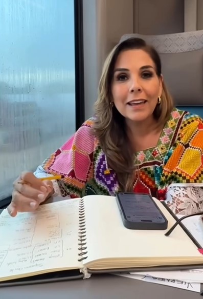 Recorre Mara Lezama ruta del Tren Maya - Luces del Siglo