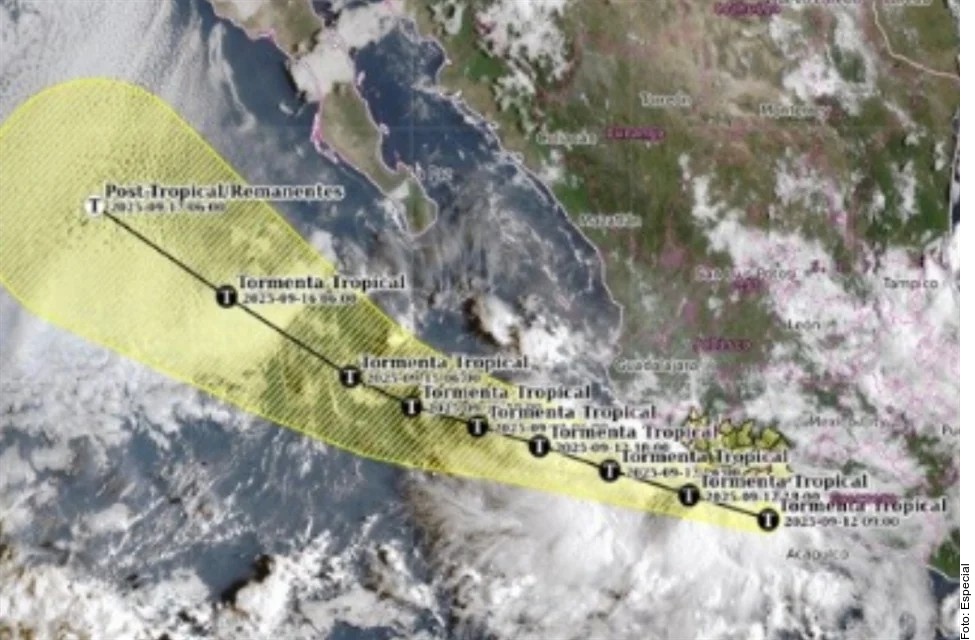 Se forma tormenta tropical 'Mario' - Luces del Siglo